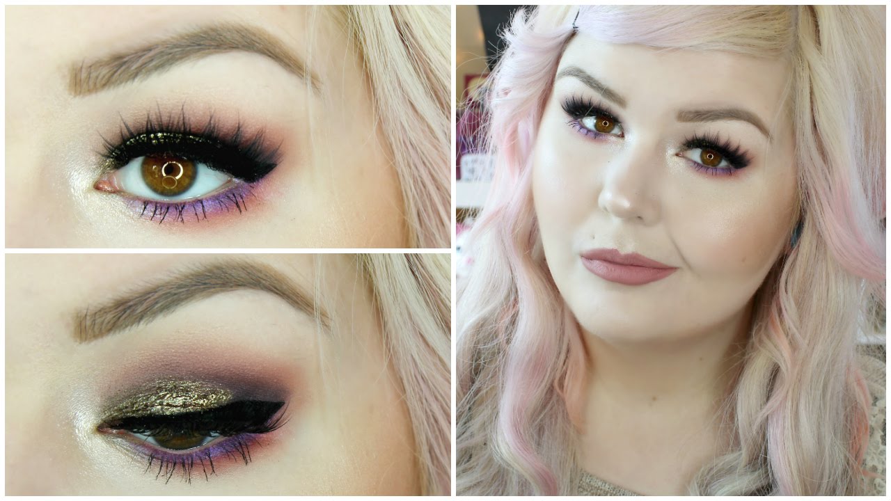 Sunset Glitter Makeup Tutorial | Feat Makeup Geek - YouTube