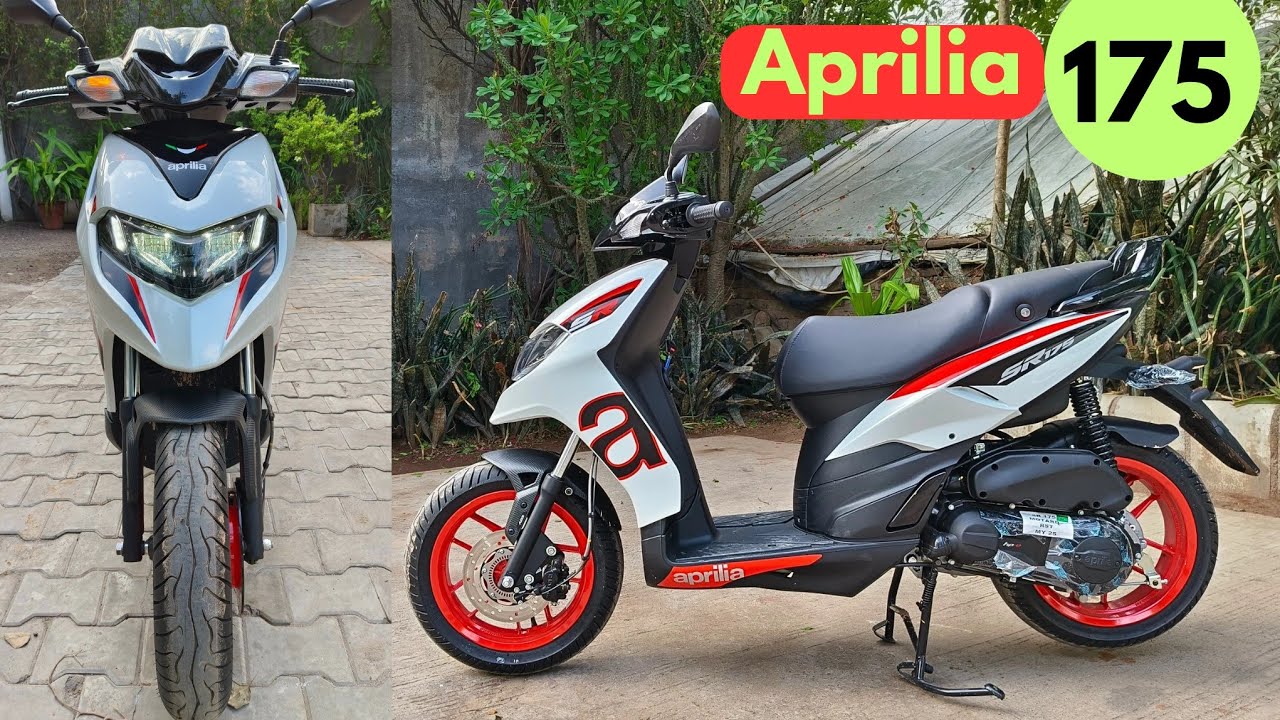 2025 New Aprilia SR 175 First Look Walkaround | Aprilia SR 175 On Road ...