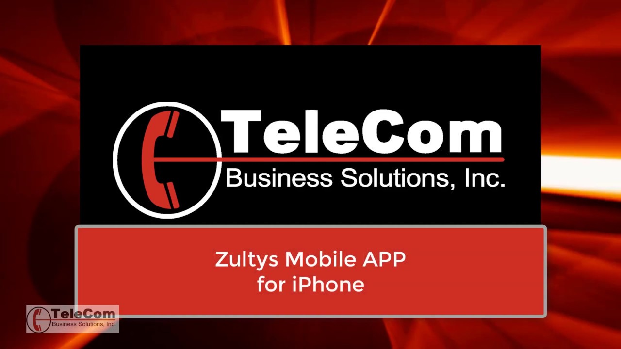 Zultys Mobile Communicator for iPhone - YouTube