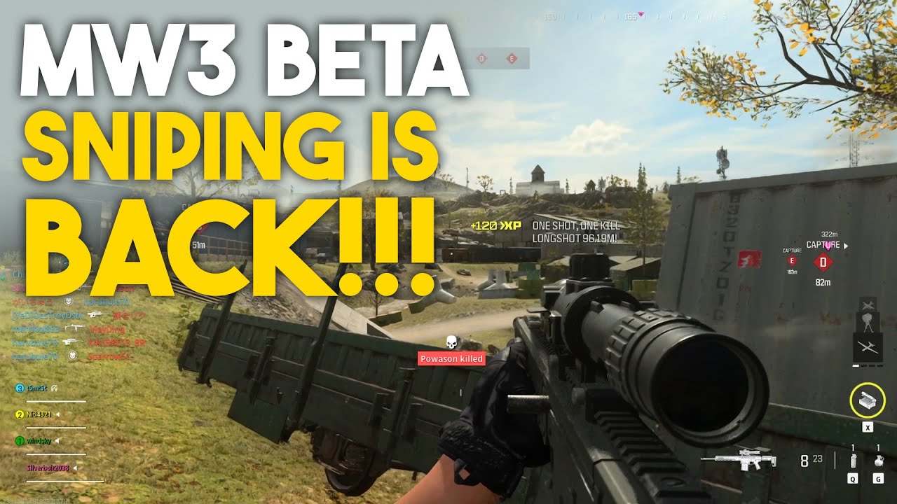 ONE SHOT SNIPERS ARE BACK!! MW3 Beta Multiplayer Gameplay | Call of ...