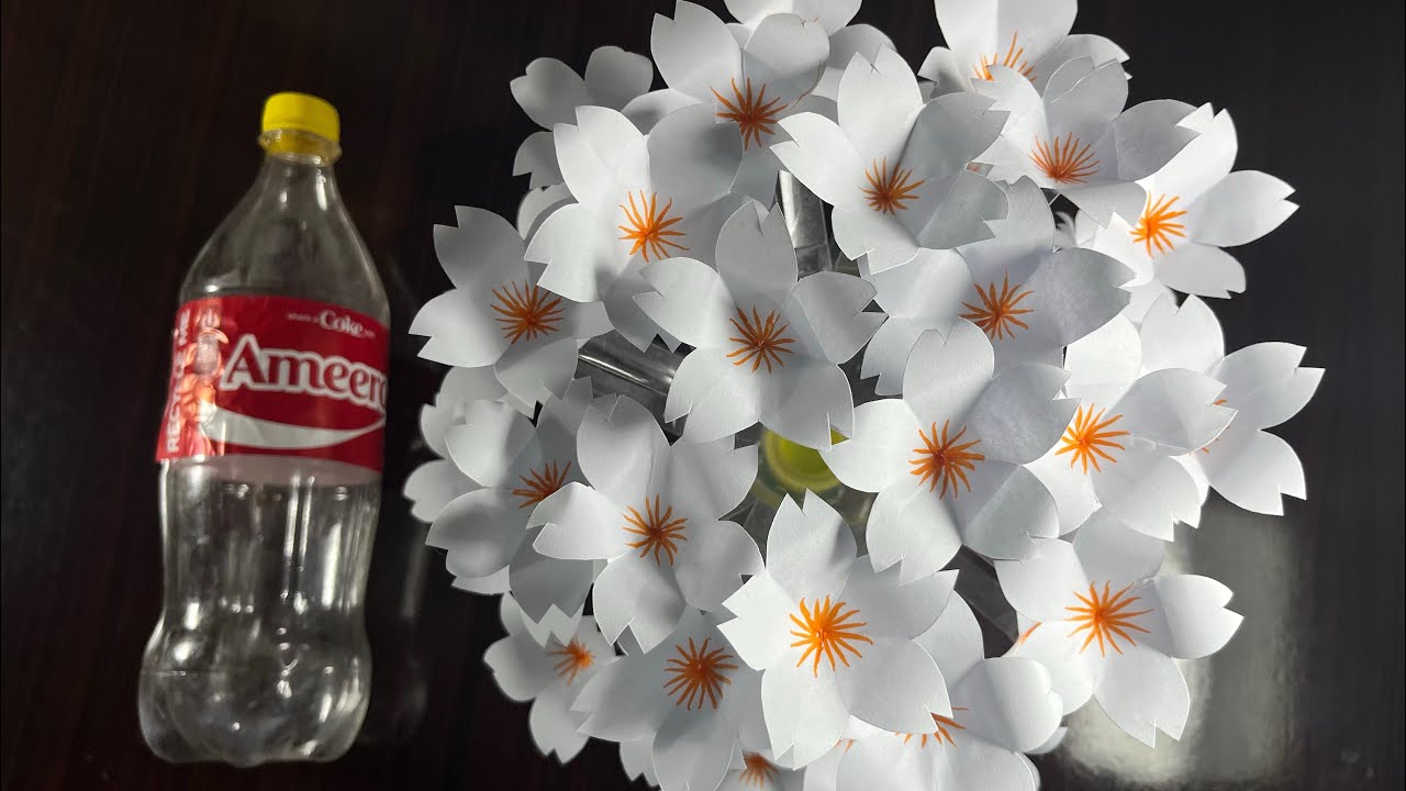 DIY Plastic Bottle Flower | Easy Upcycled Craft Tutorial ♻️ - YouTube