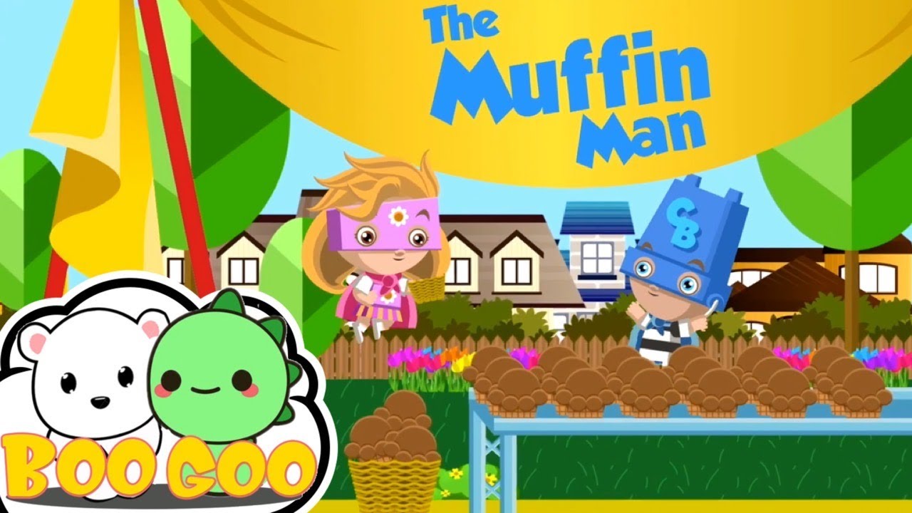 Muffin Man | Boo Goo For Kids Nursery Rhymes & Kids Songs - YouTube
