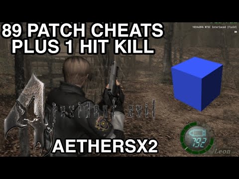 AetherSX2 Resident Evil 4 Patch Cheat + Hit Kill Unlock Extra Unlimited Everything - YouTube