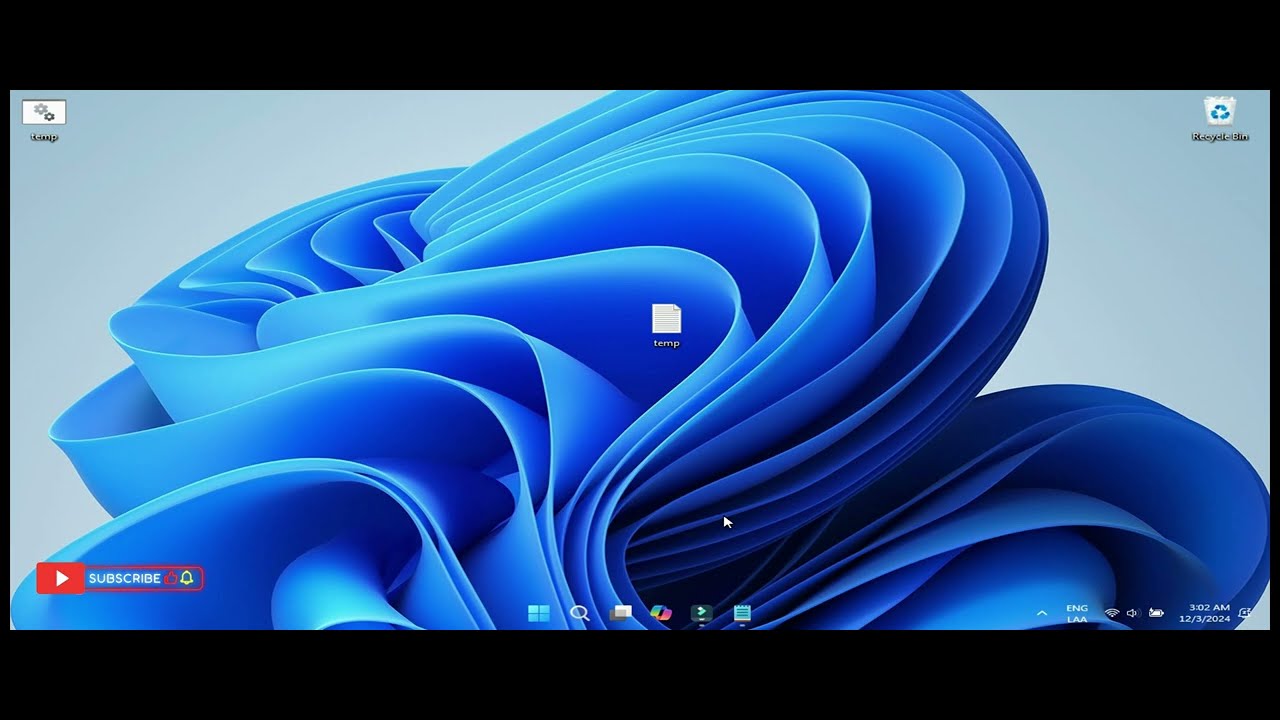 Command to Clean Temp Files on Windows 11 with Notepad 👌#windows11 ...