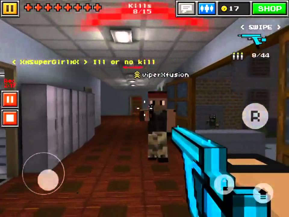 Pixel gun 3D map to map part 12! The silent school! - YouTube