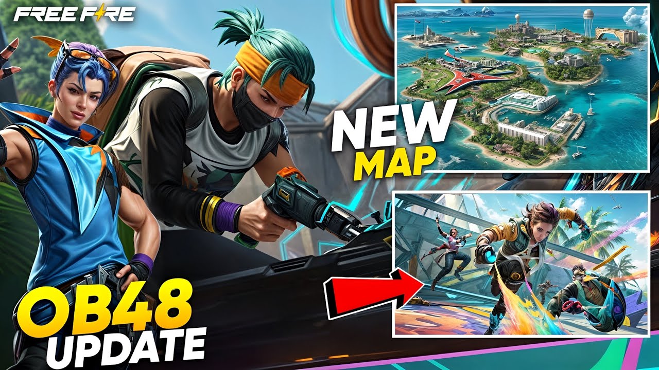 OB48 Update New Map🤯😮l Free Fire New Event l Ff New Event l OB48 Update ...