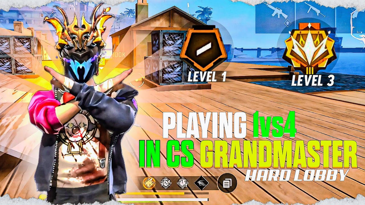 GRANDMASTER In Just LEVEL 3 🤔 | cs rank push tips and trick | cs rank ...