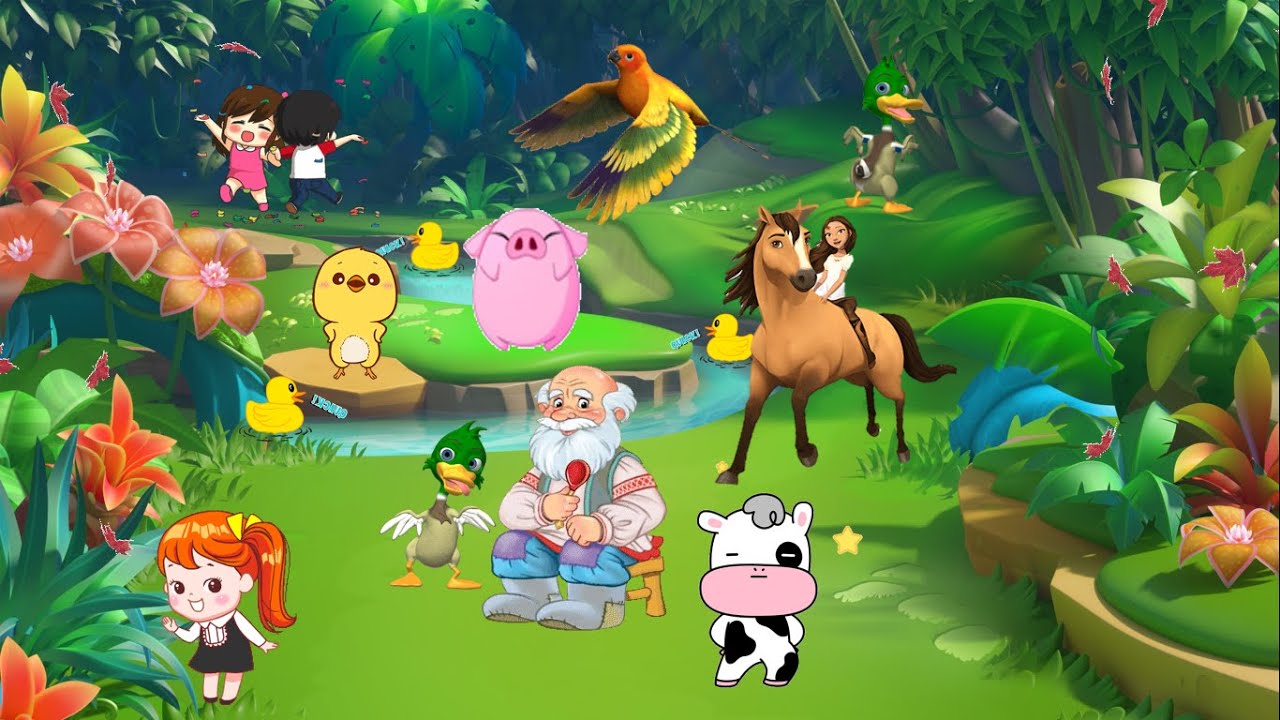 Old MacDonald Had a Farm |Farm Song |BoomBoom Kds English Nursery ...