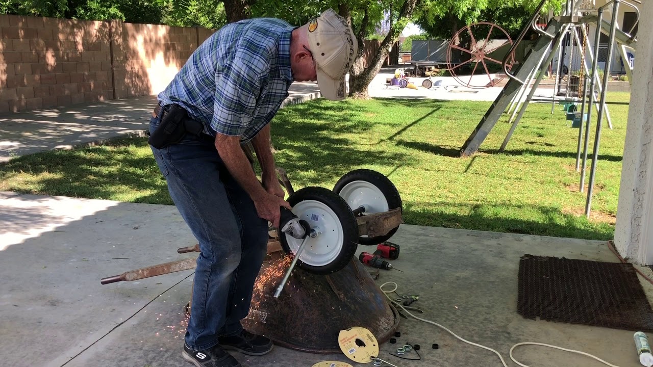 How to Make Your Wheel Barrel So Anyone Can Operate It - YouTube