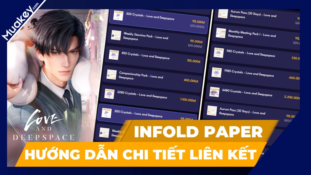 Hướng Dẫn Liên Kết Tài Khoản Với Tài Khoản Infold Paper Love And ...