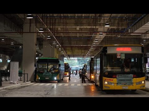 The EDSA Ayala Busway station relocated inside the One Ayala building ...