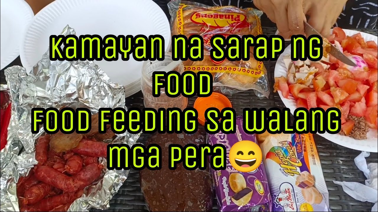 Kamayan na Busog lusog naman kami Feeding Program sa Walang Pera😄 - YouTube