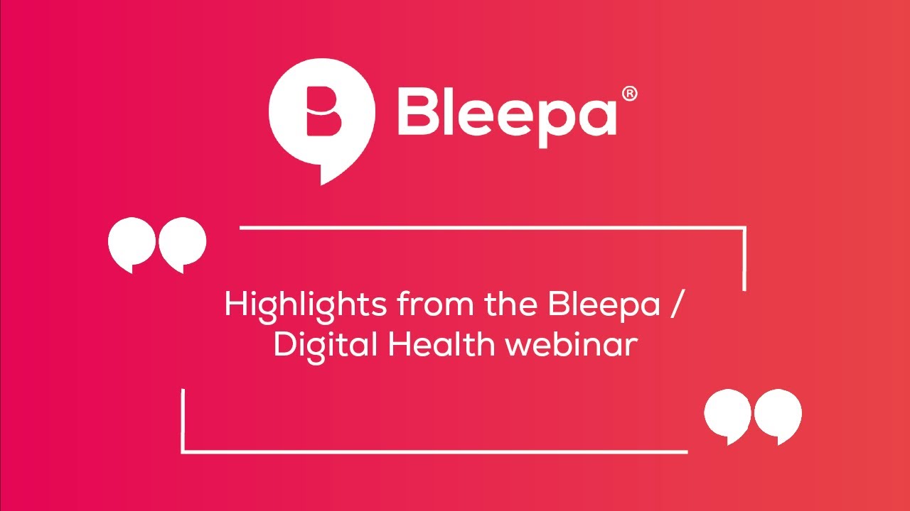 Bleepa - safe, secure and compliant clinical messaging - YouTube