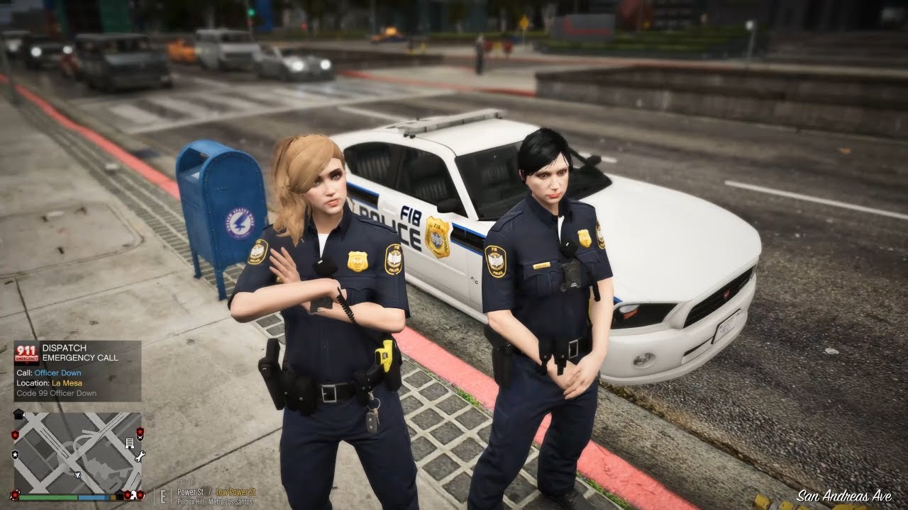 Gta 5 LSPDFR Lore Friendly Episode: Female FIB Police Officer Patrol ...