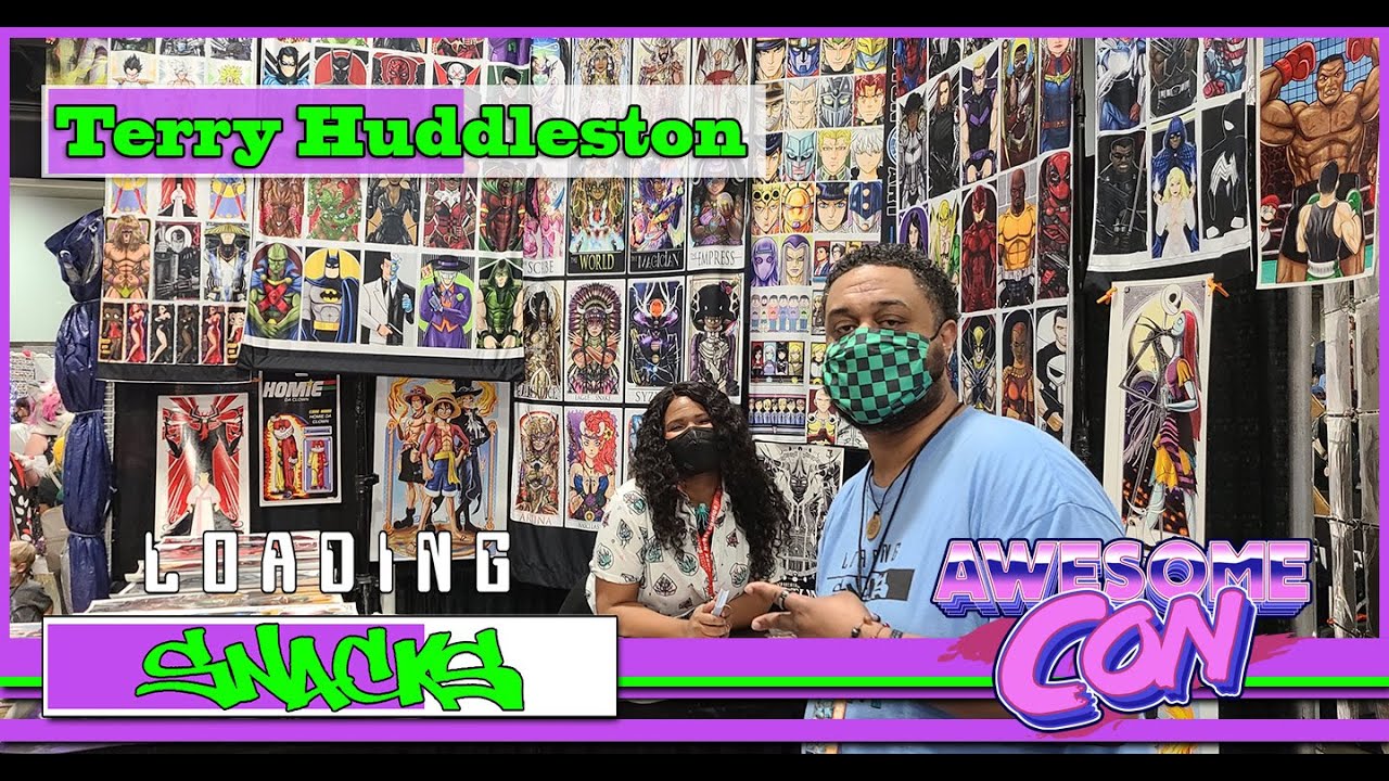 Terry Huddleston Art | Awesome Con 2021 - YouTube