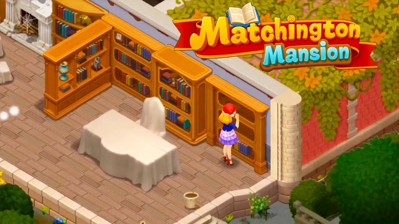 MATCHINGTON MANSION Story Walkthrough Gameplay Part 5 Library | I ios ...