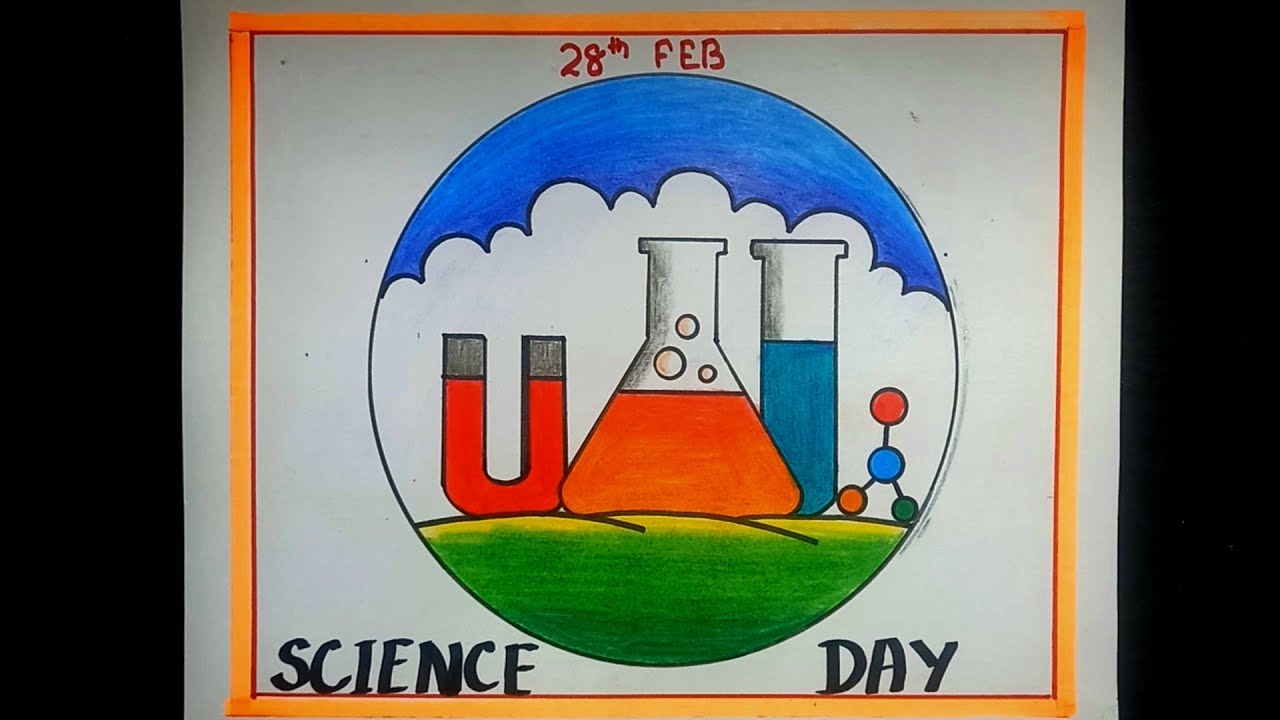 National Science Day Drawing/ National Science Day Poster Drawing/ How ...