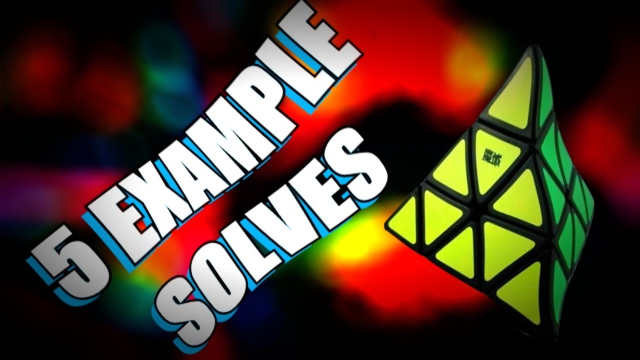 5 Example Solves | ( todos los métodos que yo sé ) En PYRAMINX | OT CUBER - YouTube