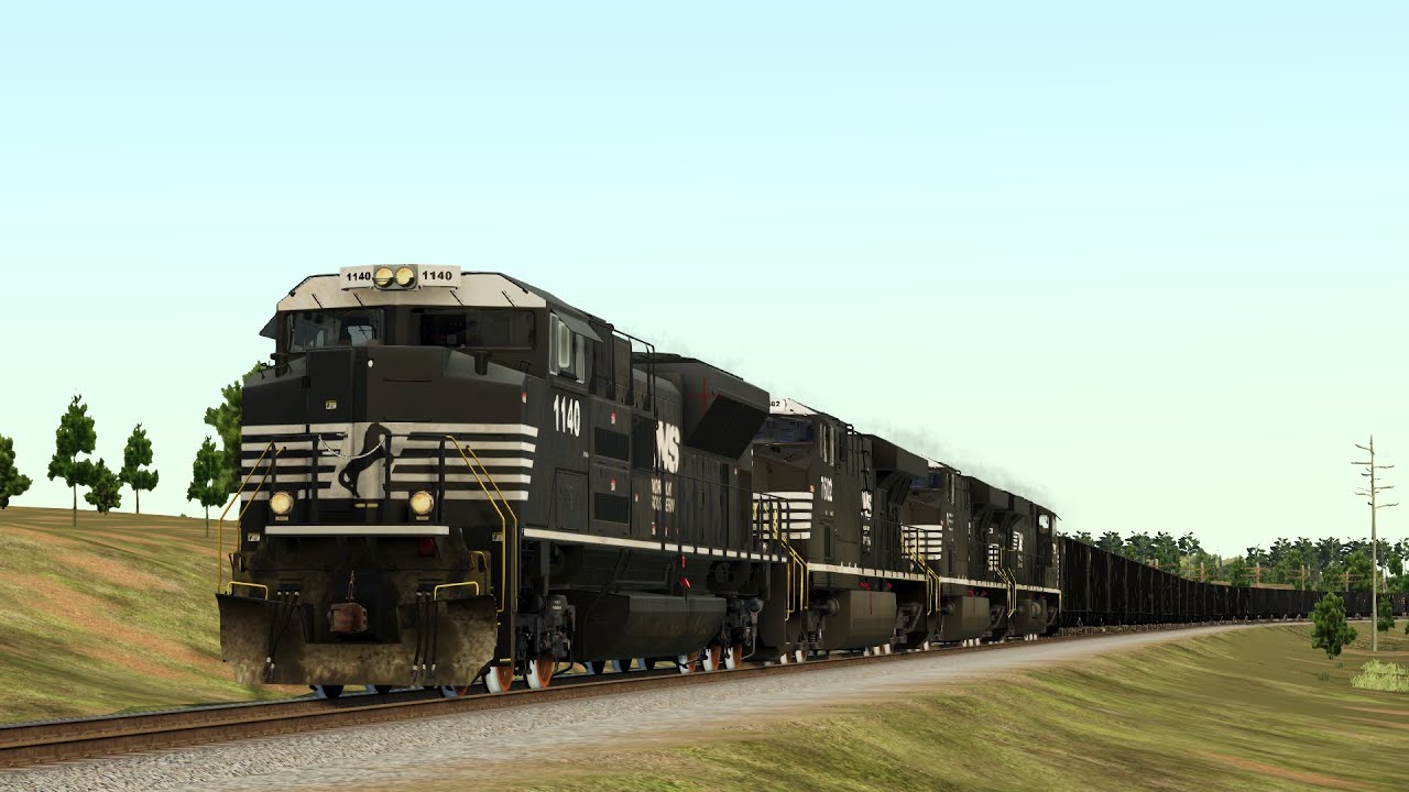 Run8 Train Simulator V3 - NS SD70ACE Cab Ride live! - YouTube