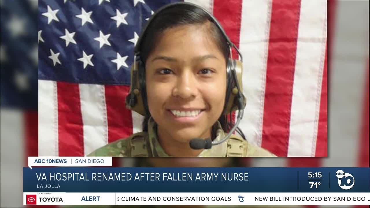 San Diego VA Medical Center renamed after fallen US Army nurse - YouTube
