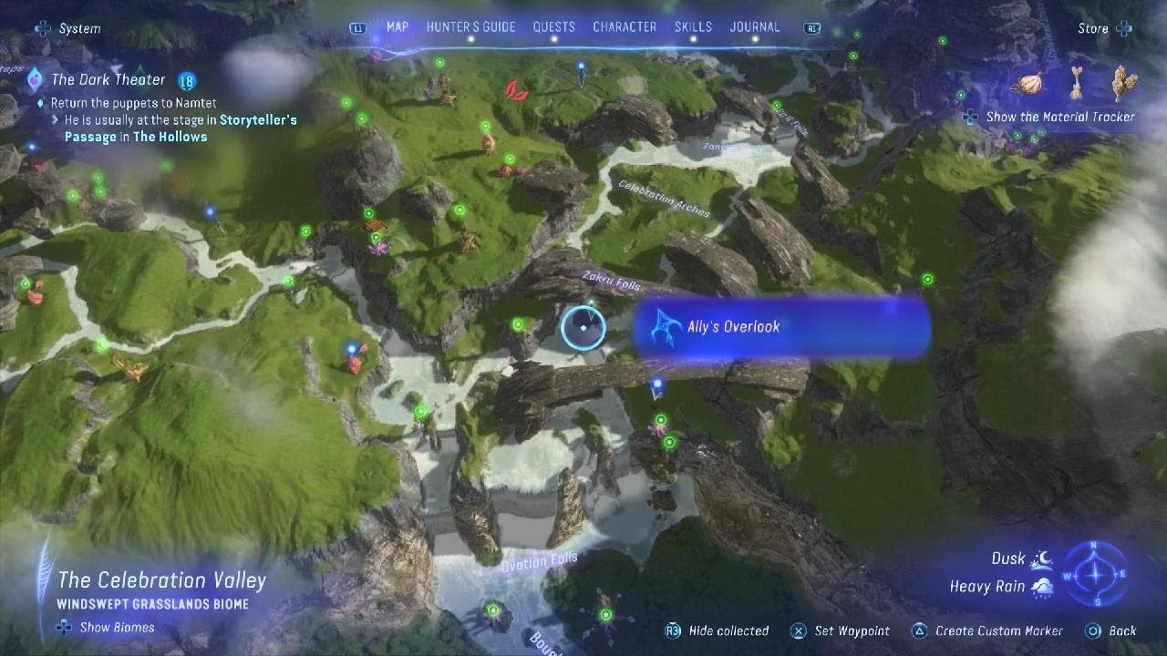 Avatar: Frontiers of Pandora Map - YouTube