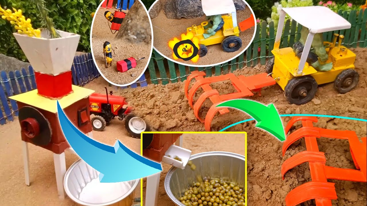 diy village life farming science project || diy mini life of village ...