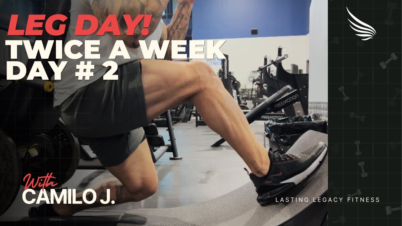 Leg Day #2! Training Legs Twice a Week for Maximum GROWTH | Glutes ...