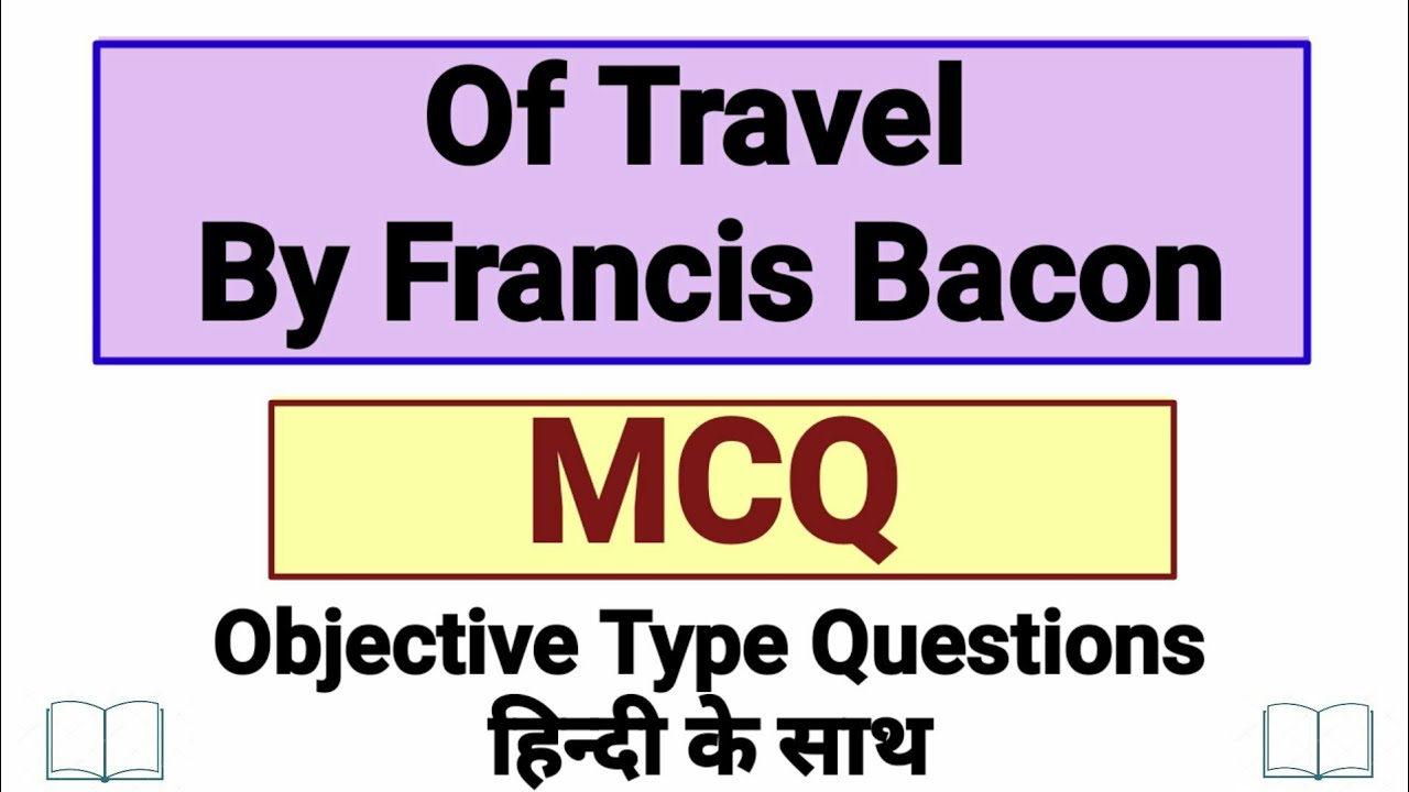 of travel mcq | of travel mcq questions | of travel mcq by francis ...