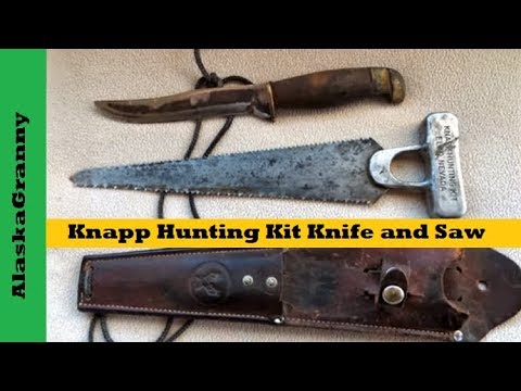 Knapp Hunting Kit Knife and Saw Product Review - YouTube