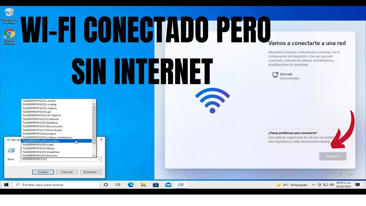 Wi-Fi Conectado Pero Sin Internet en Windows 11/10 🌐 - YouTube