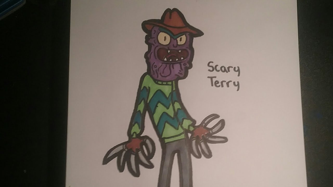 Scary Terry[ Rick and Morty]Speed Drawing - YouTube