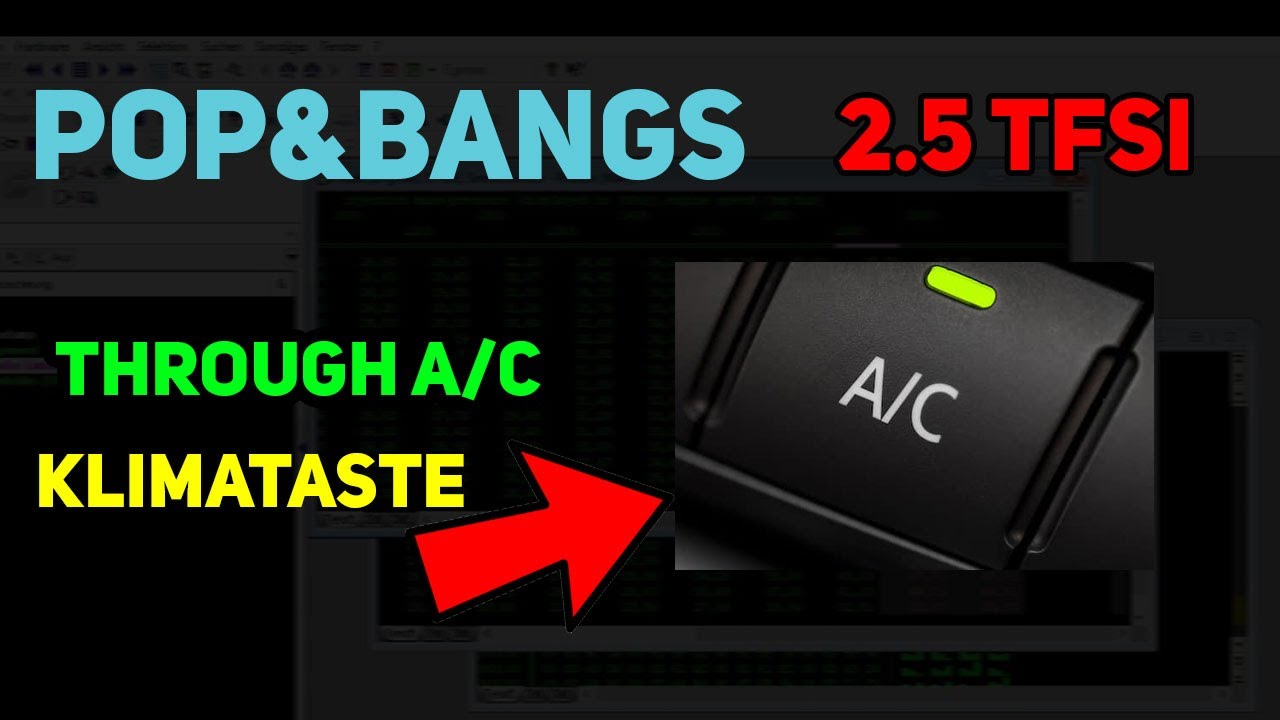 VAG MED9.1 AUDI TTRS 2.5TFSI POP & BANGS through A/C Button - Winols ...