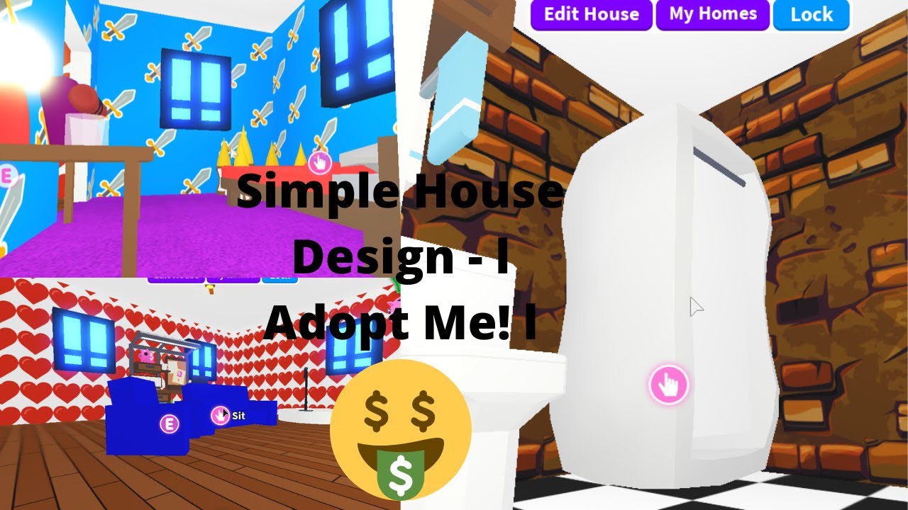 Simple House Design - l Adopt Me! l - YouTube