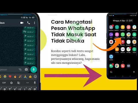 Cara Mengatasi Pesan WhatsApp Tidak masuk Saat Tidak Dibuka aplikasinya - YouTube