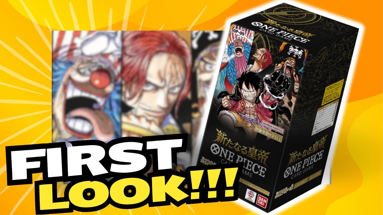 *LET'S HAVE A FIRST LOOK AT JPN OP-09 BOOSTER BOX!!!* One Piece Card ...