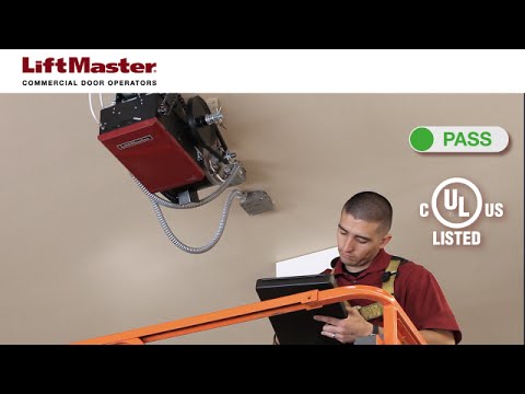 UL 325 Commercial Door Operator Safety Inspection | LiftMaster - YouTube