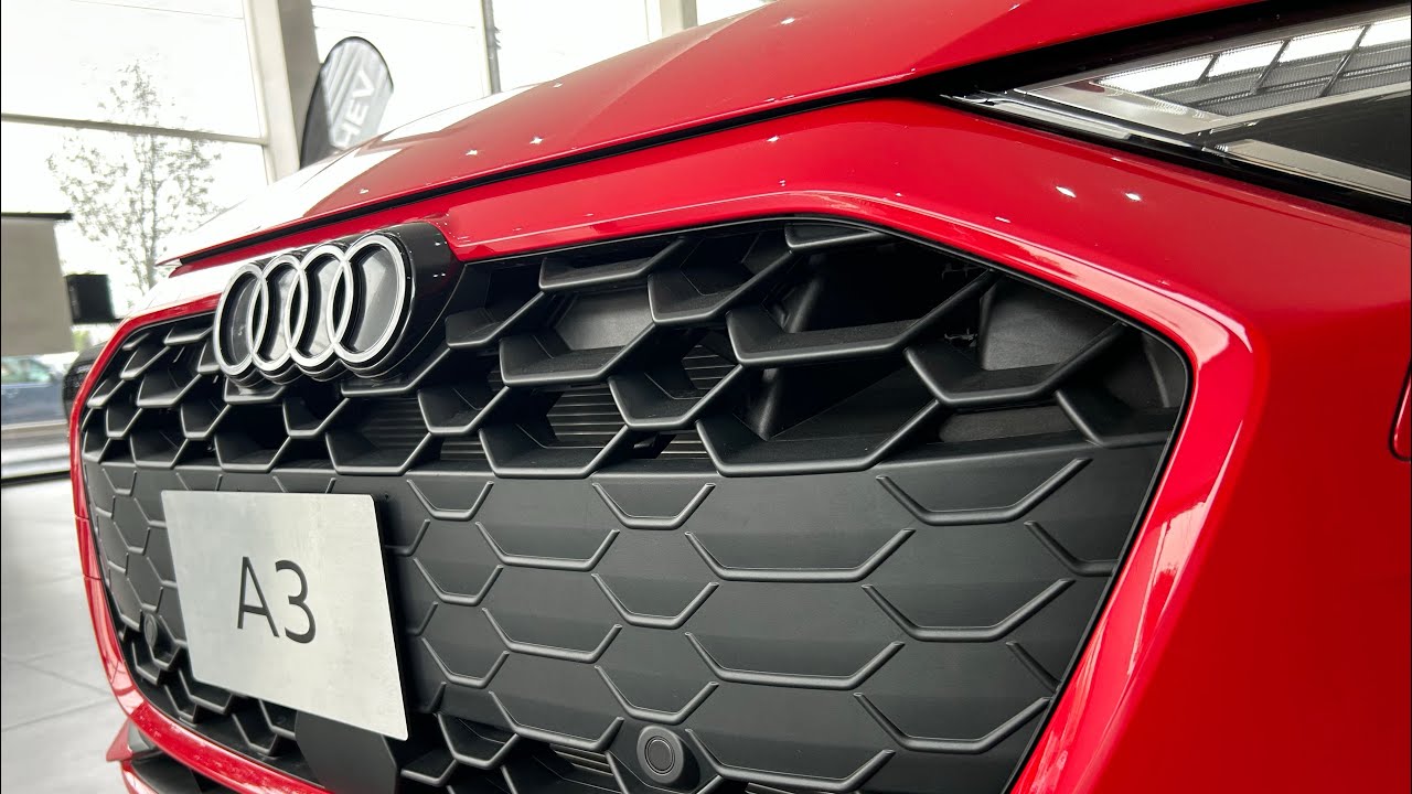 NUEVO Audi A3 sedan FACELIFT 2025* versión Dynamic - Rojo Progresivo ️🔥 - YouTube