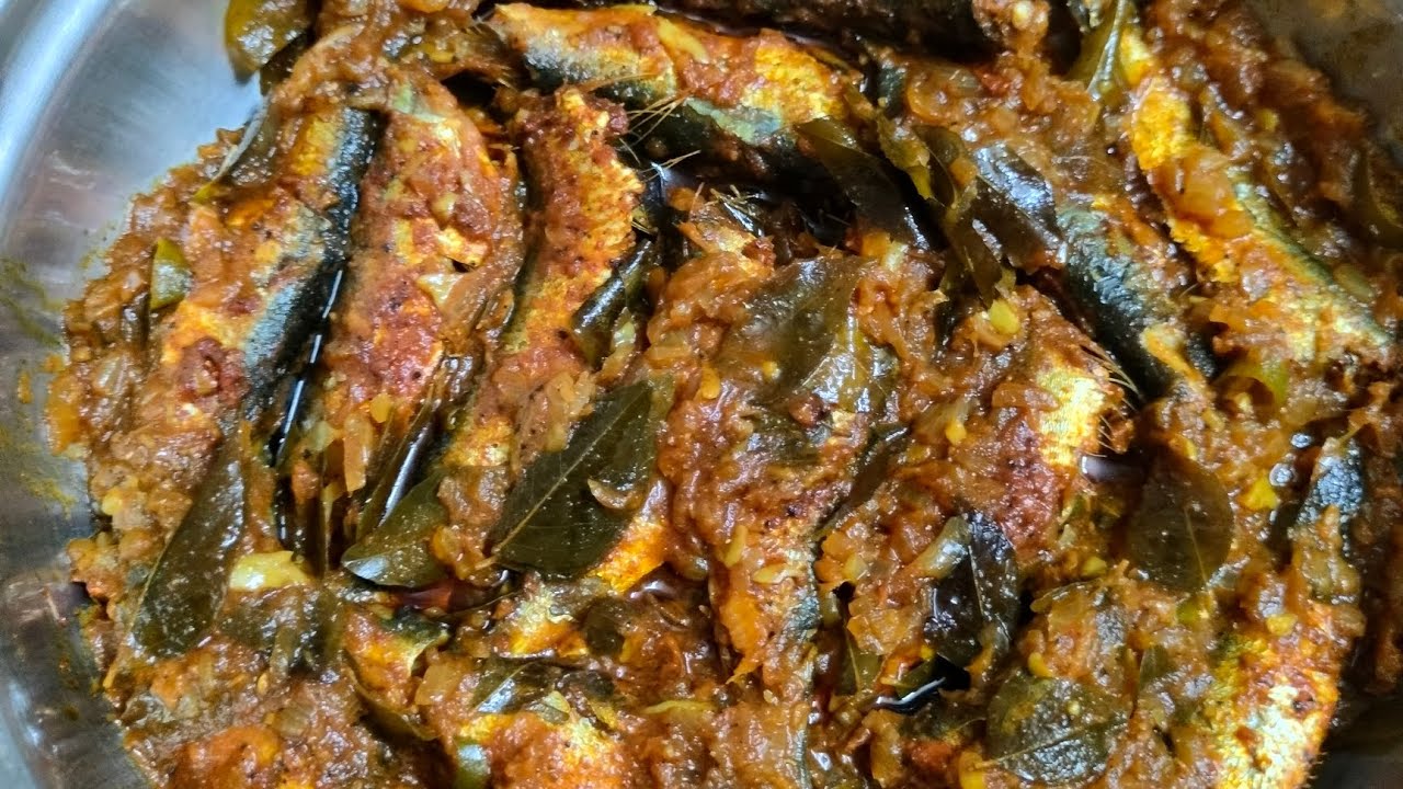 Easy Mathi Cooker Recipe Mathi perattu Saradine fish recipe - YouTube