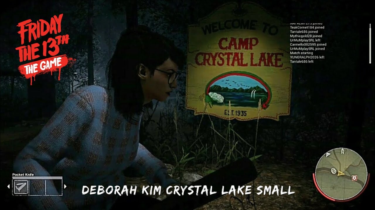 Friday The 13th Game Deborah Kim Crystal Lake Small Gameplay🖤 - YouTube