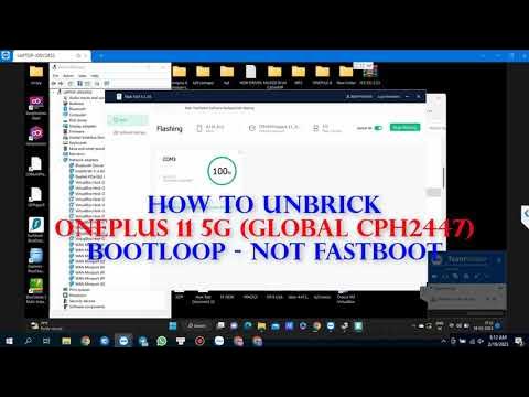 How to Unbrick OnePlus 11 5G GLOBAL(CPH2447) BootLoop - No Fastboot - No Recovery | 19/02/2023 ...