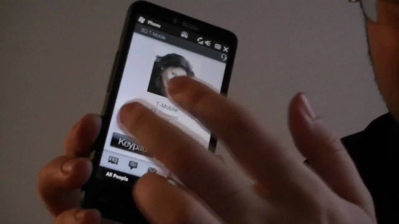 T-Mobile HD2 Two Finger Tap While in Call | Pocketnow - YouTube