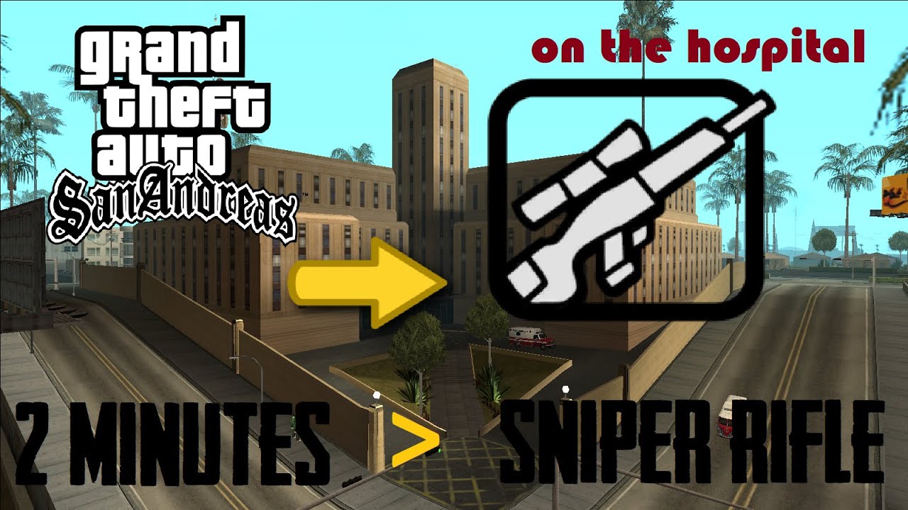 GTA San Andreas - How to get Sniper Rifle in 2 minutes - YouTube