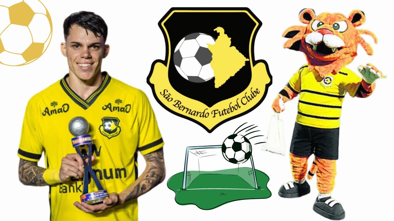 🟡⚫️ ESCUDOS DA HISTÓRIA DO SÃO BERNARDO FUTEBOL CLUBE 🟡⚫️ - YouTube