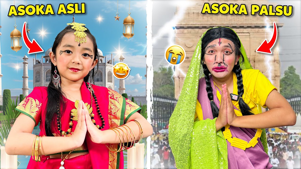 SAMANTHA CHALLENGE MAKEUP ASOKA DANCE ASLI VS ASOKA PALSU YANG LAGI ...