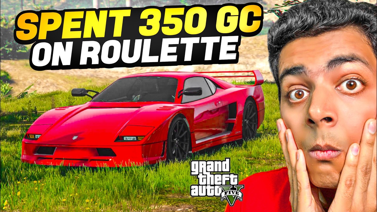 I Spent 350GC On Roulette And Won A New Ferrari In Grand RP 😍 - YouTube