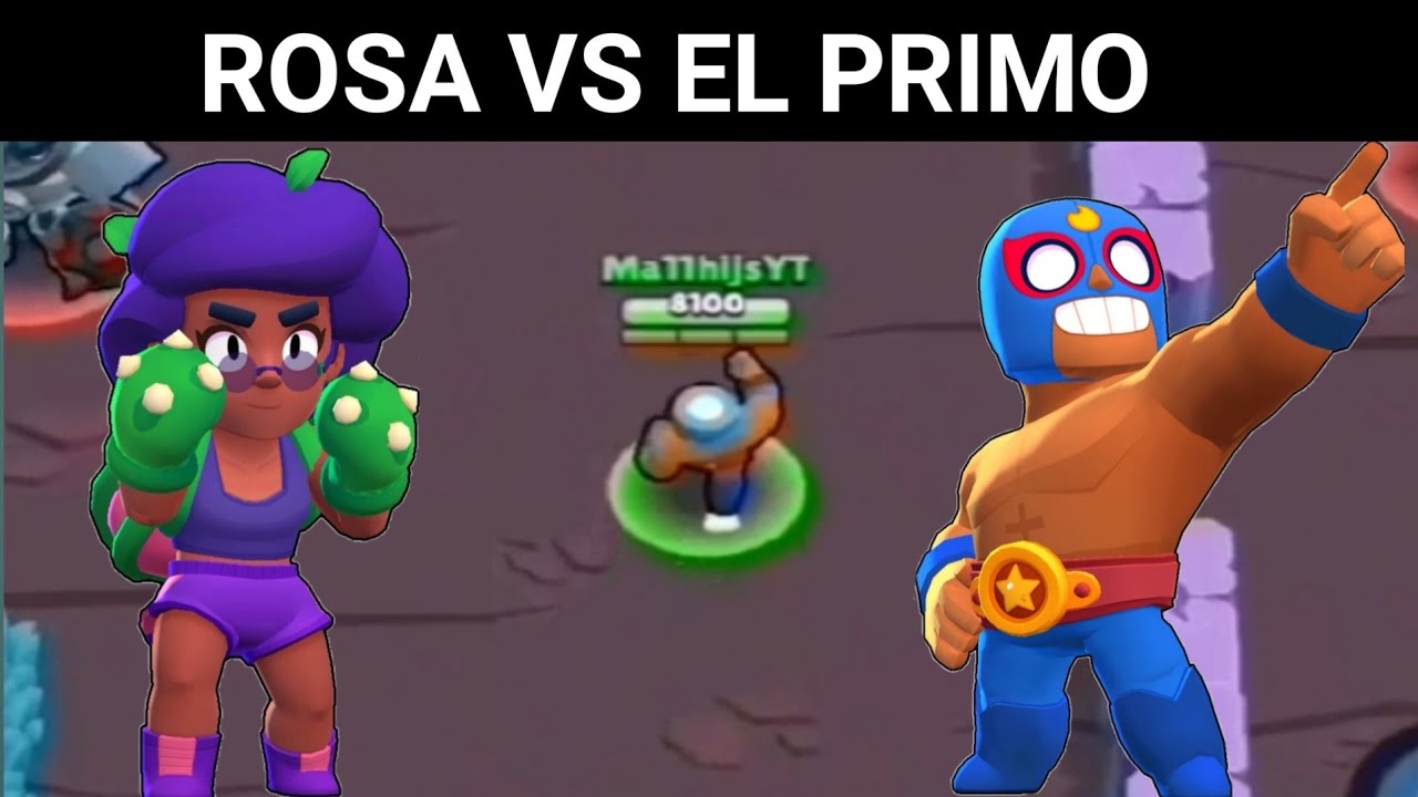 Rosa vs El Primo in 15 tests - YouTube