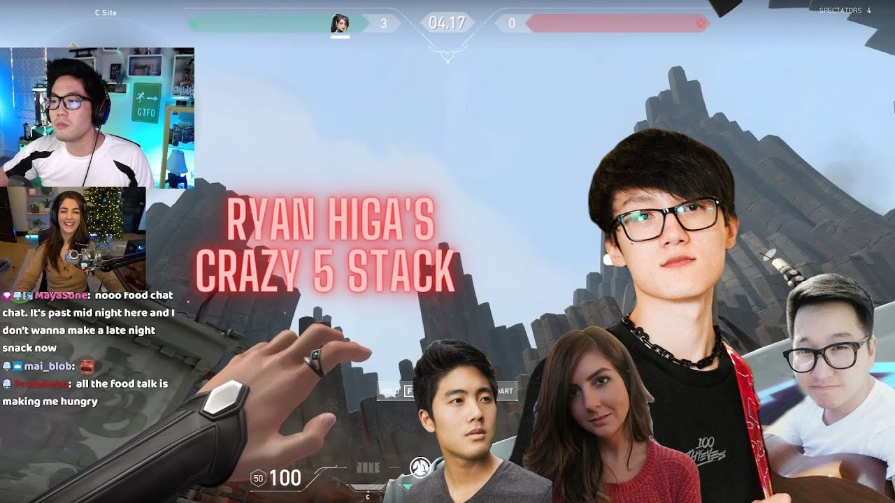 Ryan Higa's Crazy 5 Stack with iiTzTimmy Abe Bnans & Kobra - YouTube