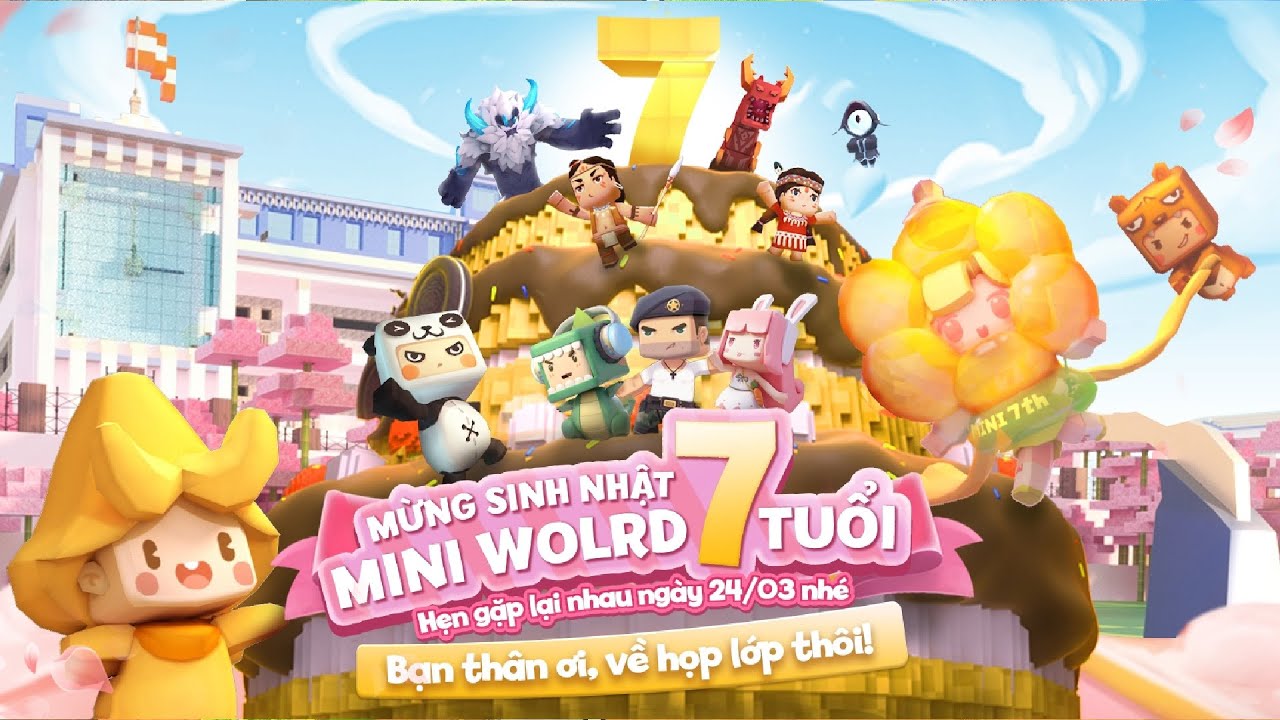 Sự kiện mừng sinh nhật mini world có những hoạt động gì thú vị ? - YouTube