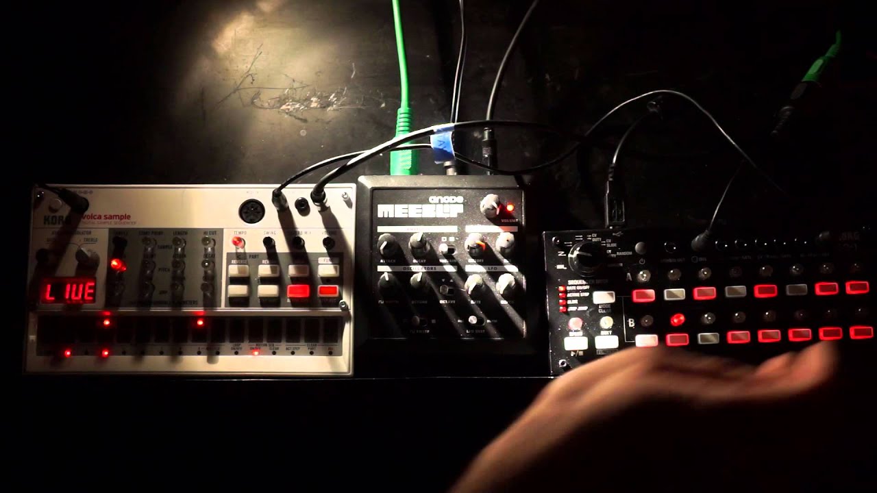 KORG SQ1 Sequencer Hands-on (+ MeeBlip + volca sample) - YouTube
