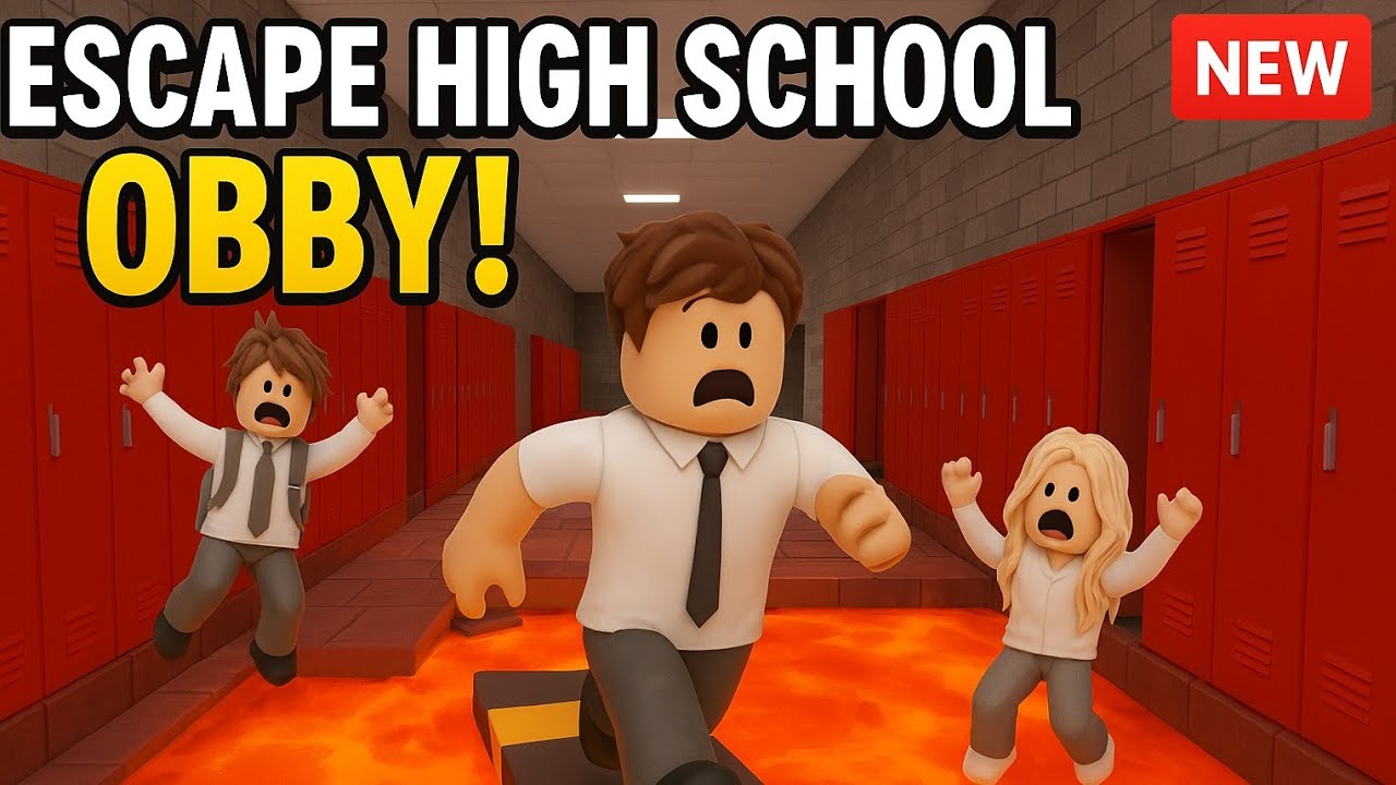 ESCAPE HIGH SCHOOL OBBY! 🔥 (NEW Roblox Escape Challenge) - YouTube